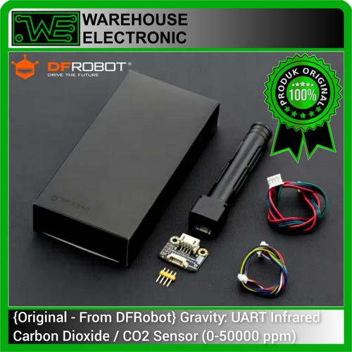 Jual Gravity UART Infrared Carbon Dioxide CO2 Sensor 0-50000 ppm Wide Range - ORIGINAL DFRobot ...