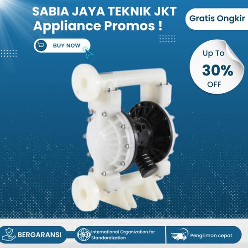 Jual Pompa Diaphragm QBK/QBY 50 AODD 2 inch (Body polypropylene / PP ...
