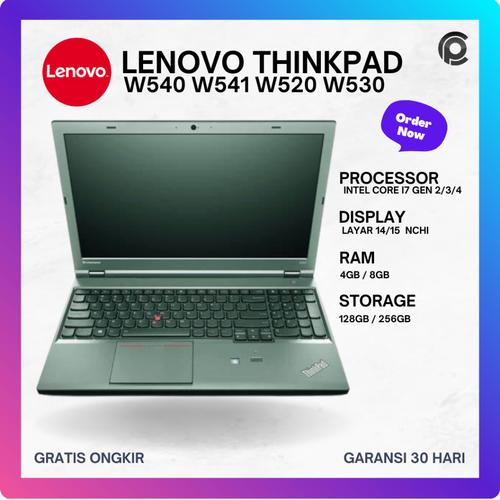 Jual Laptop LENOVO THINKPAD W540 8/256GB INTEL CORE I7 GEN 4 - W530 ...