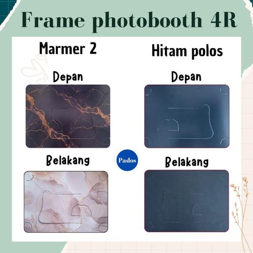 Jual Frame photobooth kertas premium ukuran 4R 2 sisi bolak balik ...