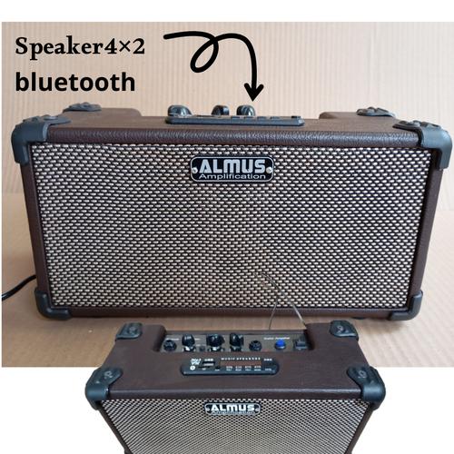 Jual Amplifier gitar Bluetooth Mewah speaker 2x4 inch bisa untuk gitar ...