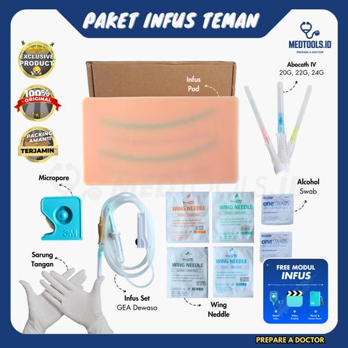 Jual Paket Infus Temen [Infusion Pad + Set + Abocath + Wing Needle ...