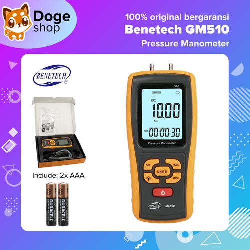 Jual Benetech GM510 Digital Pressure Manometer Alat Ukur Tekanan Udara ...