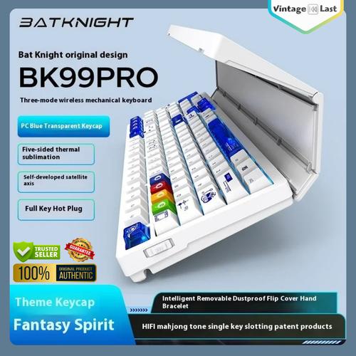 Jual Batrider BK99 Pro Mechanical Keyboard Wireless Three Mode Foldable ...