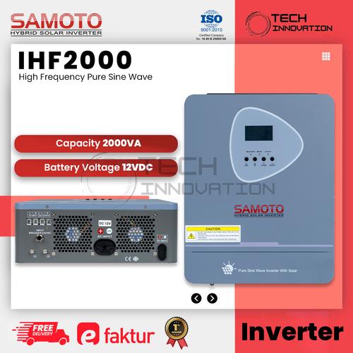 Promo SAMOTO Inverter IHF2000 Hybrid High Frequency Pure Sinewave 12V ...