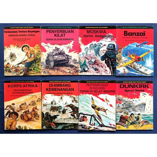 Promo Komik Sejarah Perang Dunia II Dalam Gambar Set 8 Judul - Kab ...