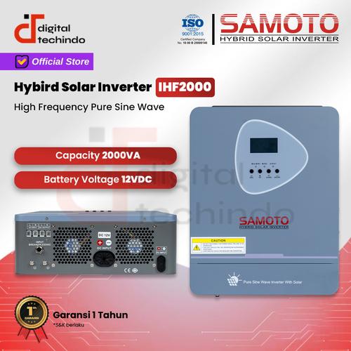 Promo SAMOTO Inverter IHF2000 Hybrid High Frequency Pure Sinewave 12V ...