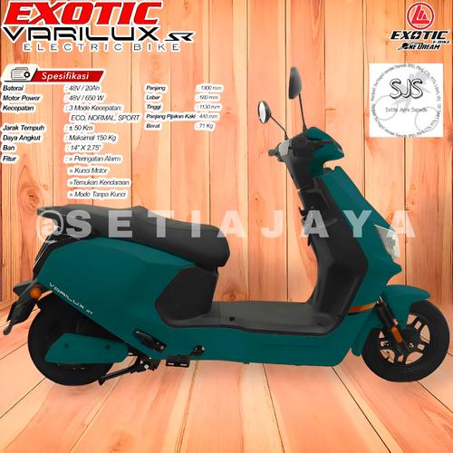 Jual Sepeda Listrik E-Bike EXOTIC VARILUX SR 650 Watt 48V 20Ah Electric ...