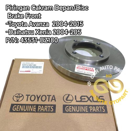 Jual PIRINGAN CAKRAM DEPAN DISC BRAKE FRONT AVANZA XENIA 2004-2015 ...
