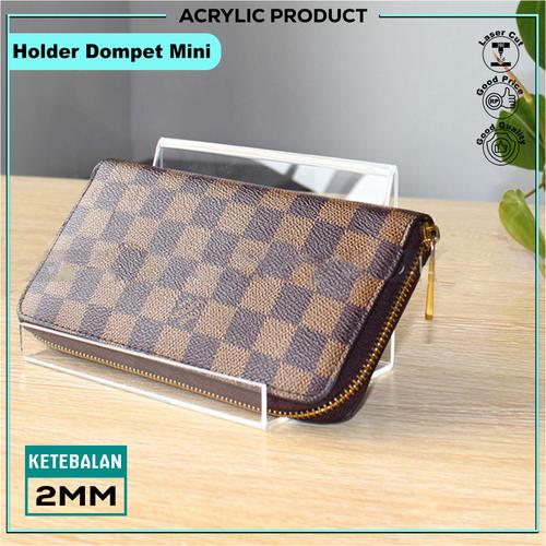 Promo Acrylic Stand Dompet Holder Dompet Mini Akrilik Dudukan Display ...