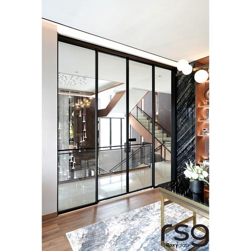 Jual Slim Door Aluminium Sliding SD2 (2 Pintu Geser + 2 Kaca Mati ...