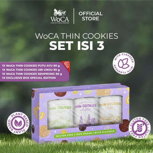 Promo WoCA Krunz Thin Cookies Paket Bundling 3 New Variant Rasa ...