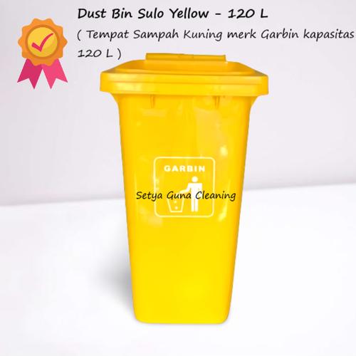 Jual Tempat Sampah 120 L merk Garbin / dust bin sulo 120 L Kuning ...