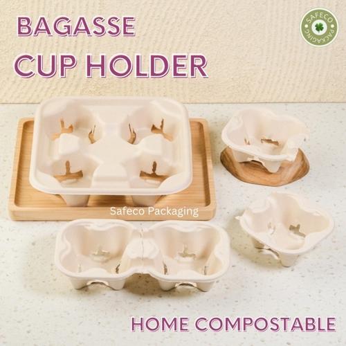 Jual Bagasse Cup Holder Paper Tray Tempat Tatakan Nampan Gelas Coffee ...
