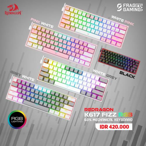 Jual Redragon / Reddragon K617 RGB / K617RGB 60% FIZZ Mechanical ...