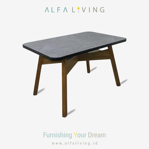Jual ALFA LIVING Ricky DT - Dining Table/Meja Makan, Meja Kayu Jati ...