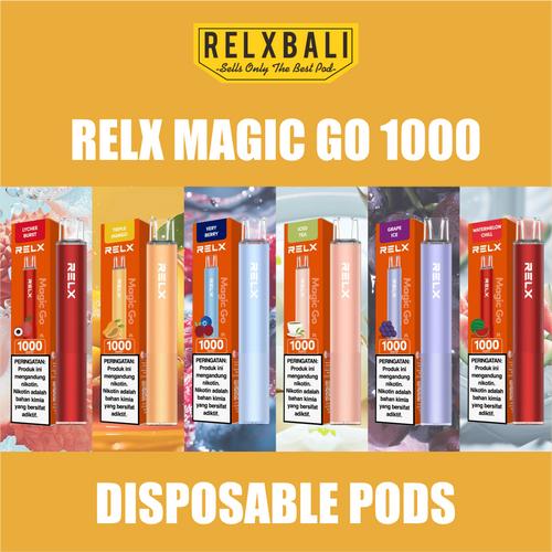 Jual RELX MagicGo 1000 Disposable Pods Vape E-Cigarettes - Triple Mango ...