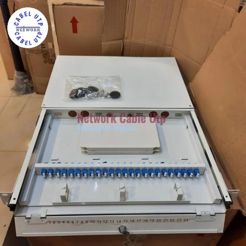 Jual OTB Rack Sliding 48Core LC-LC Singlemode+Adapter Saja/Model PAZ ...