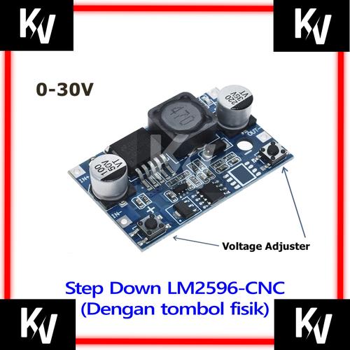 Jual LM 2596 Module CNC Stepdown 3A Digital Step down LM2596 Step Down ...