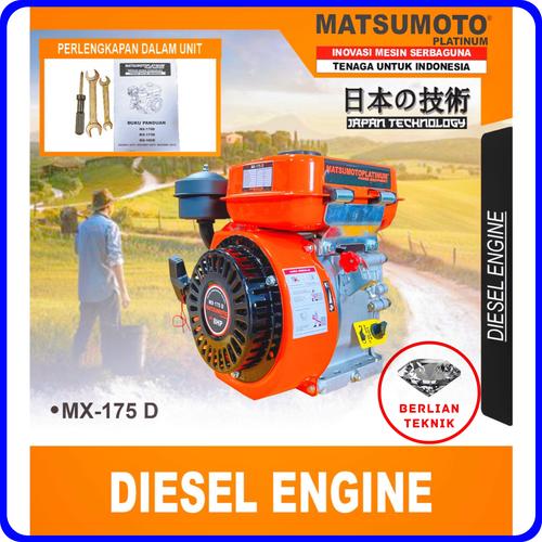 Jual Mesin Penggerak Solar Engine Diesel Matsumoto MX 175 D / 8 HP ...