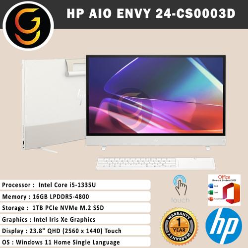 Jual HP AIO ENVY 24-CS0003D Touch i5-1335U 16GB 1TB SSD WIN11HSL OHS ...