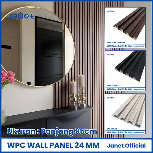 Promo WPC Wall Panel 95cm X 17cm X 2.4cm | pvc Wallpanel Wood Panel ...