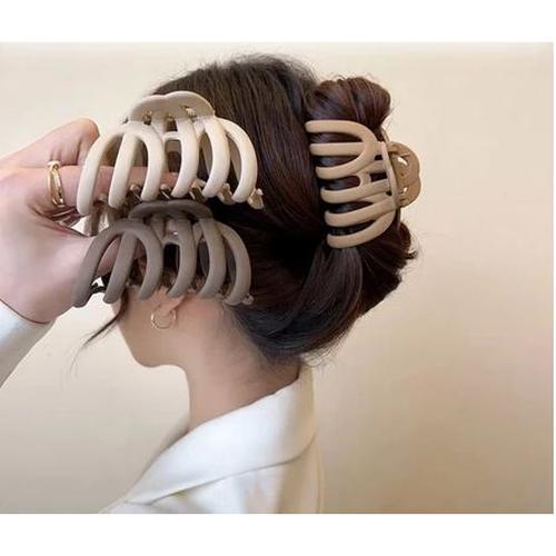 Jual Jepit Rambut Cakar Jumbo Doff Model Korea H11 Jepit Ponytail Hair ...