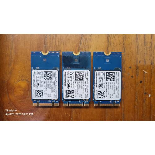 Jual SSD NVMe 256 GB WESTERN DIGITAL PC SN 520 LIKE NEW - 512GB H96 ...