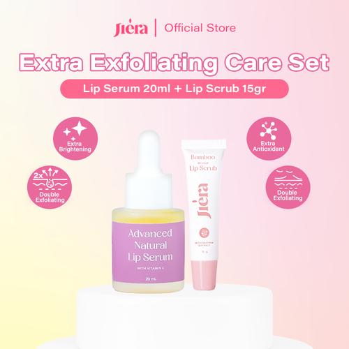 Jual JIERA Lip Serum 20ml+JIERA Lip Scrub 15gr#1 Indonesia [Special ...