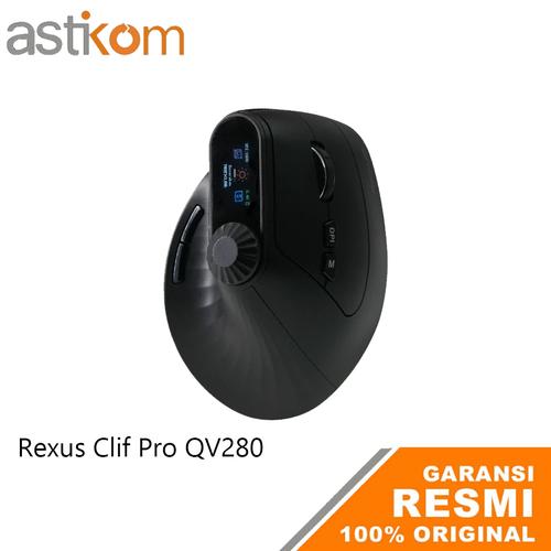 Jual Gaming Mouse Rexus CLIF PRO QV-280 Black Wireless Bluetooth - Kota ...