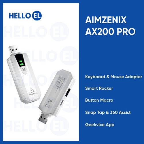 Jual AIMZENIX AX200 PRO Keyboard Mouse Adapter High-Performance PC ...