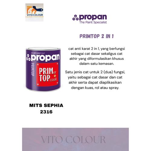 Jual Propan Primtop Cat Anti Karat 2 in 1 (2316 mits sephia)20kg ...
