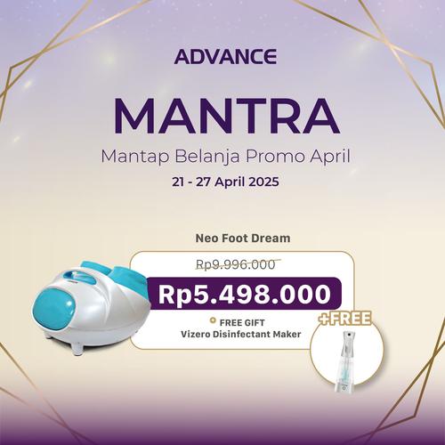 Jual alat pijat kaki advance neo foot dream foot massager - Biru ...