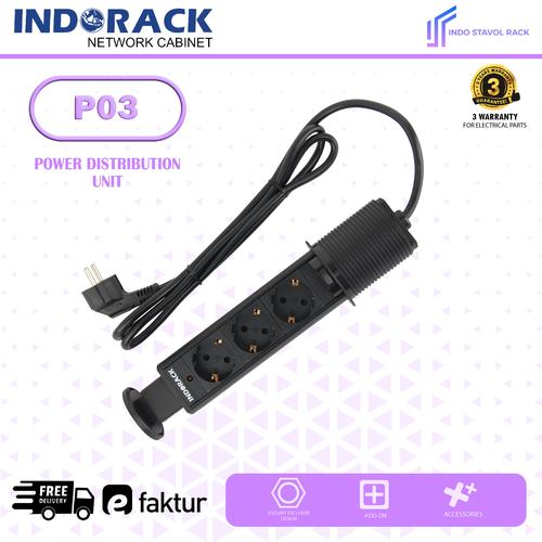 Jual Indorack colokan tanam meja power socket Stop kontak PDU Power ...
