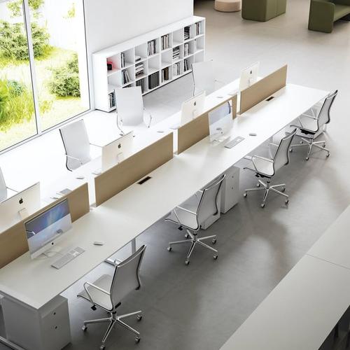 Jual Meja staff 8 orang - meja partisi 8 orang meja workstation 8 staf ...