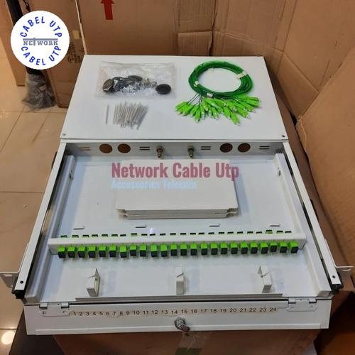 Jual OTB Rack Sliding 24 Core SC APC Komplit / OTB Model PAZ/NWC ...