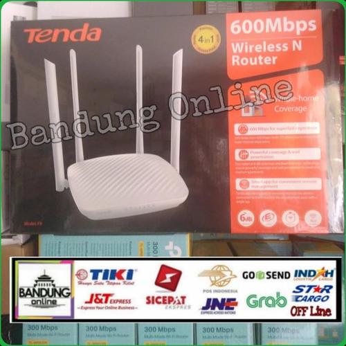 Jual TENDA F9 600Mbps High Power Wall Killer Wireless Router TERBAIK ...