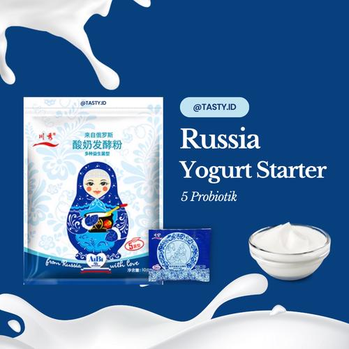 Jual Yogurt Starter / Bibit Yogurt / Biang Yogurt 5 Probiotik Rusia 1 ...