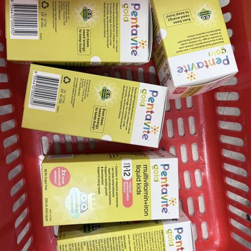 Jual Pentavite Gold Multivitamin + Iron Liquid For Kids - Kota Denpasar ...