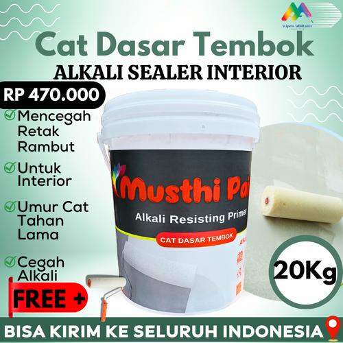 Jual Cat Dasar Tembok Alkali Sealer Interior Musthi Paint 25 Kg Cat ...