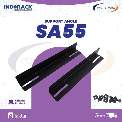 Jual INDORACK SA55 SUPPORT ANGLE Depth 375mm For Wallmount Rack 550mm ...