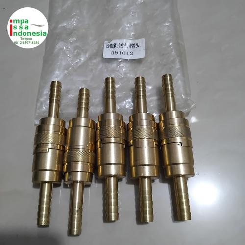 Jual 351012 COUPLING FOR AIRHOSE LOCK-TYPE, CAST BRASS HOSE END 12MM ...