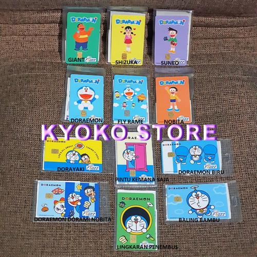 Jual Kartu Flazz Edisi Doraemon Dorami Nobita Shizuka Suneo Giant Hide ...