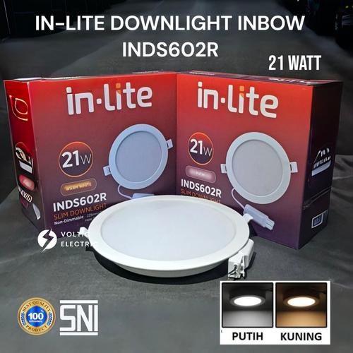 Jual Lampu Downlight Led Plafon Inlite 21 Watt LED Downlight Slim ...