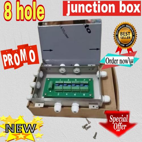 Jual JBX junction box 8hole terminal konektor 8loadcell jembatan ...
