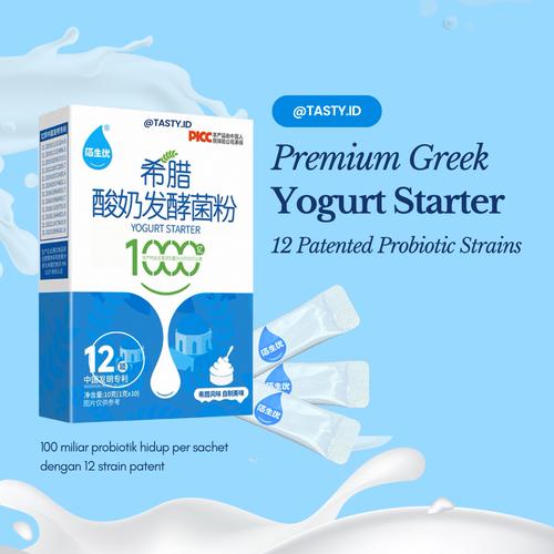 Jual Premium Greek Yogurt Starter / Yogurt Culture / Bibit Greek Yogurt ...