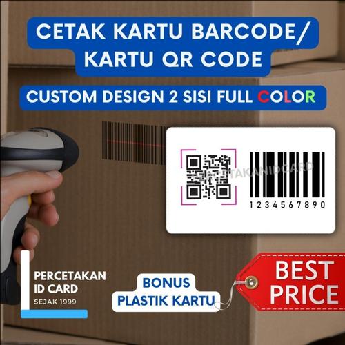 Jual Cetak Kartu Barcode / Cetak Kartu QR Code / ID Card Member Card - 1020-3000 - Jakarta Pusat ...