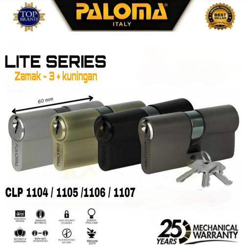 Jual Paloma Silinder Double Kunci Dc-Sk 60MM Anak Kunci Standart key Satin Nickel Antiq Brass ...