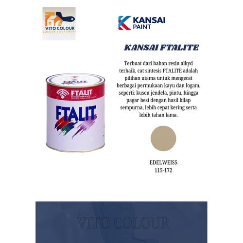 Jual Cat Minyak Ftalit 172 Edelweiss (1kg) - Jakarta Barat - Vito Color ...