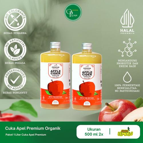 Jual Cuka Apel Apple Cider Vinegar Paket 1 Liter Premium Organik Suur ...